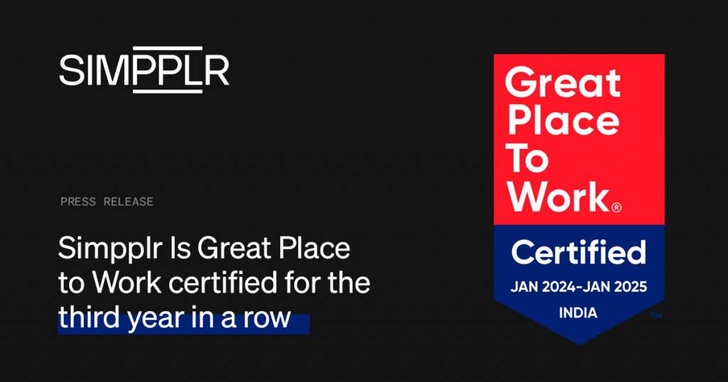 Simpplr is Great Place to Work Certified for the Third Year in a Row ...