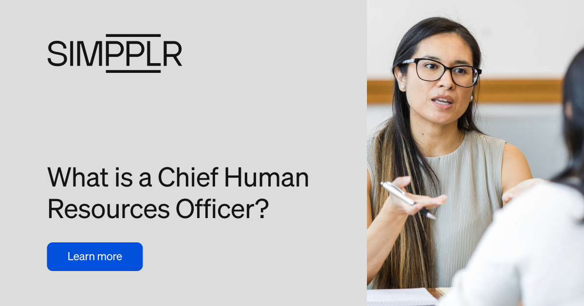 What is a Chief Human Resources Manager (CHRO)? Meaning | Simpplr