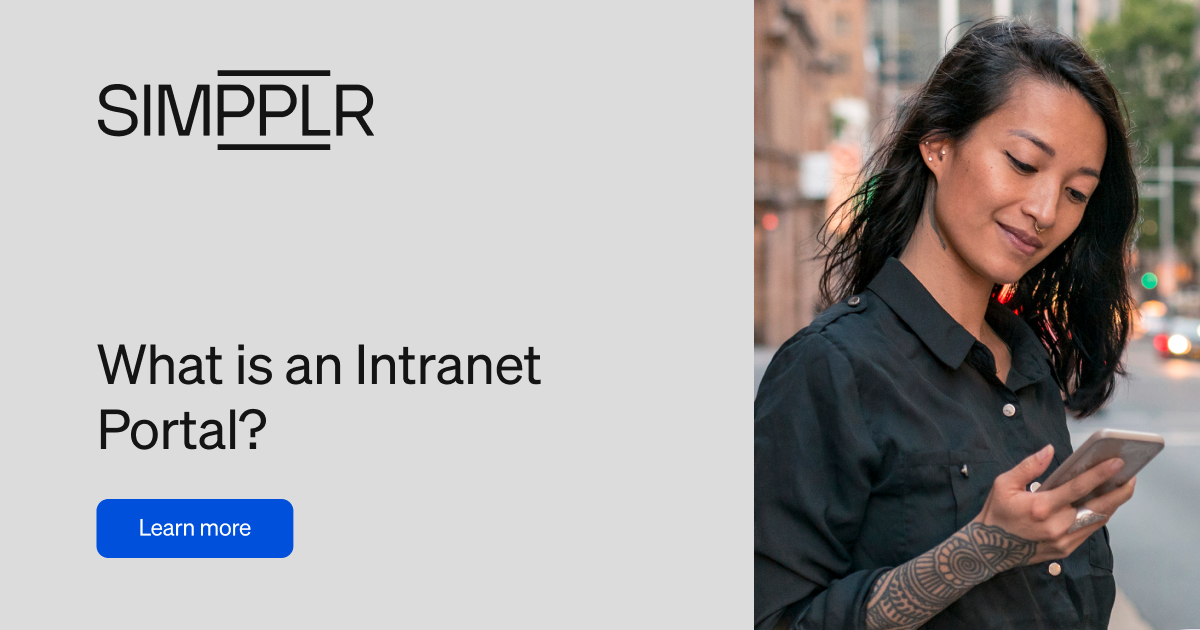What is an Intranet Portal? Meaning | Simpplr