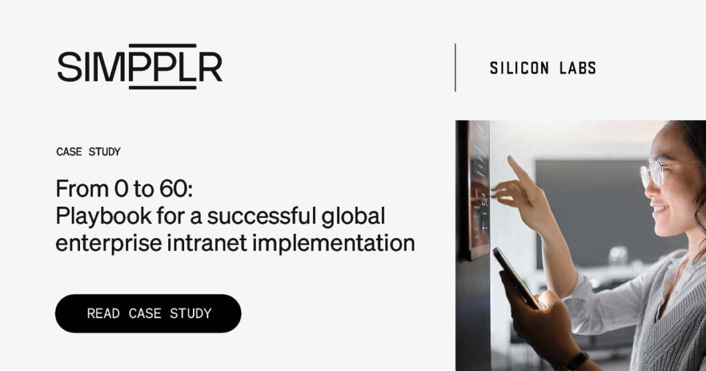 Simpplr Case Study: Boosting Silicon Labs' Internal Comms
