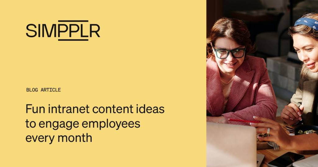Intranet Content Ideas & Tips - Content Series | Simpplr