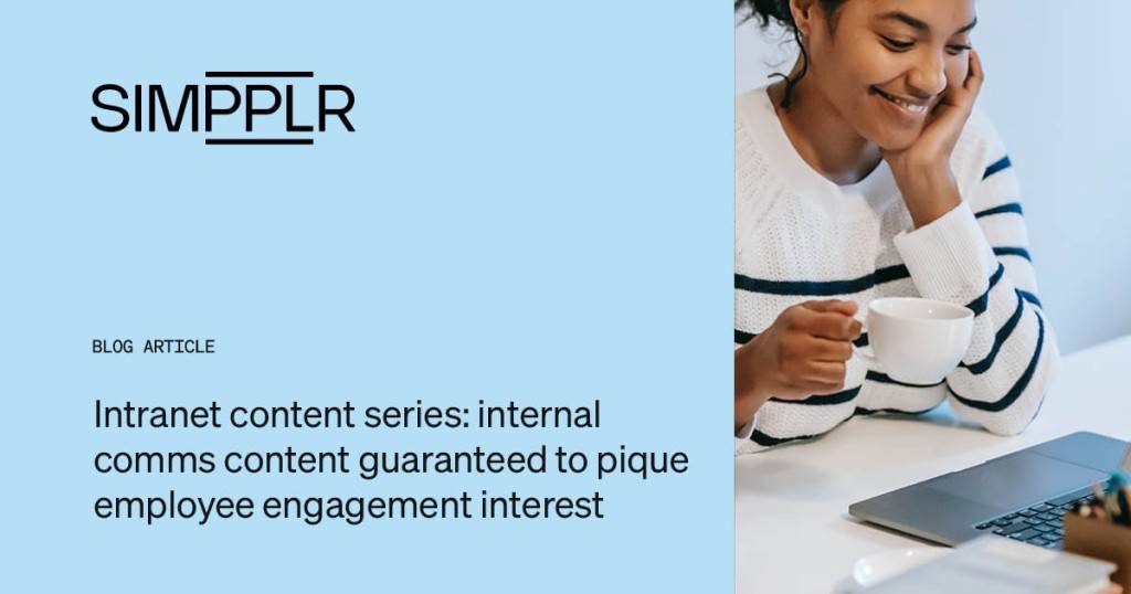 Intranet Internal Communication Content Planning | Simpplr
