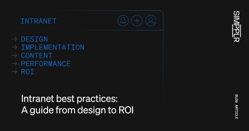 Intranet best practices guide from design to ROI | Simpplr