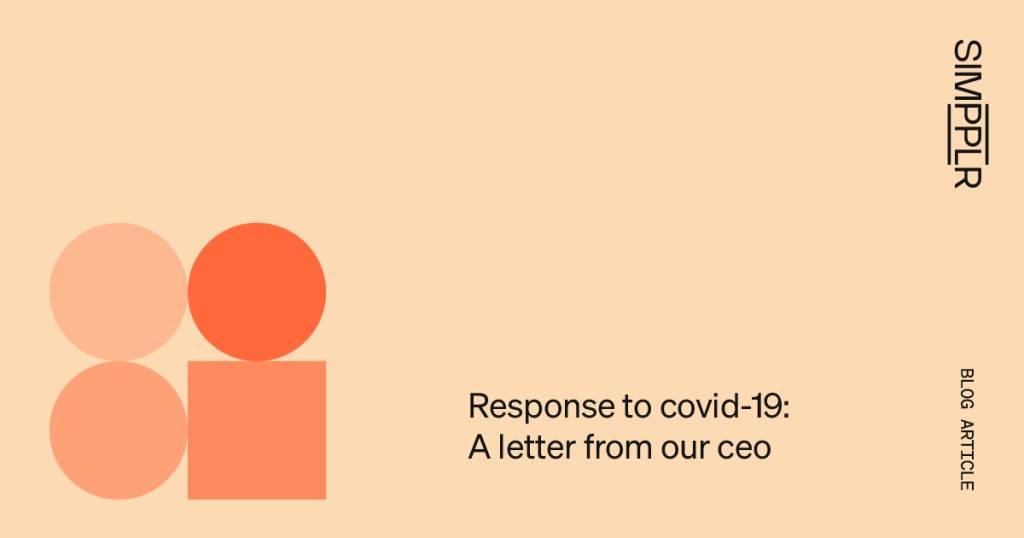 Response to COVID-19: A Letter from our CEO | Simmplr