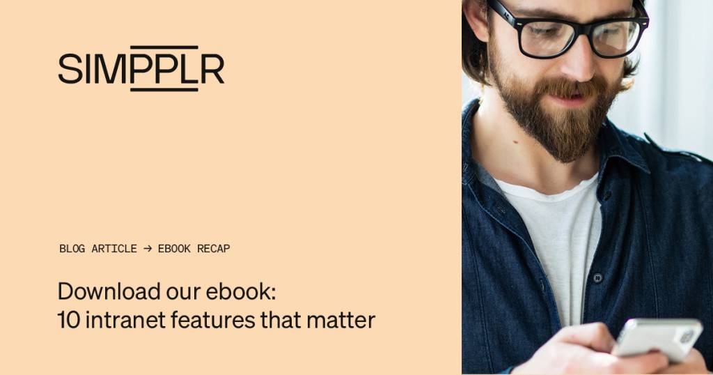 Top 10 Intranet Features - Download our eBook | Simpplr