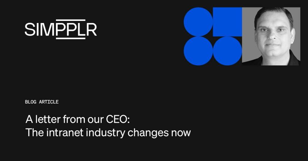 From our CEO: The Industry is Changing | Simpplr