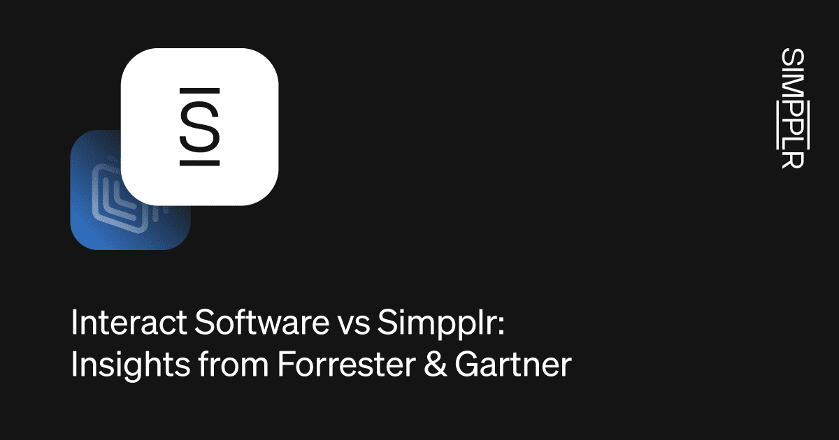Interact Software vs Simpplr: Forrester & Gartner Insights | Simpplr