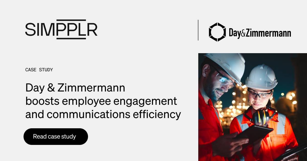 Day & Zimmermann's Communication Transformation | Simpplr Case Study