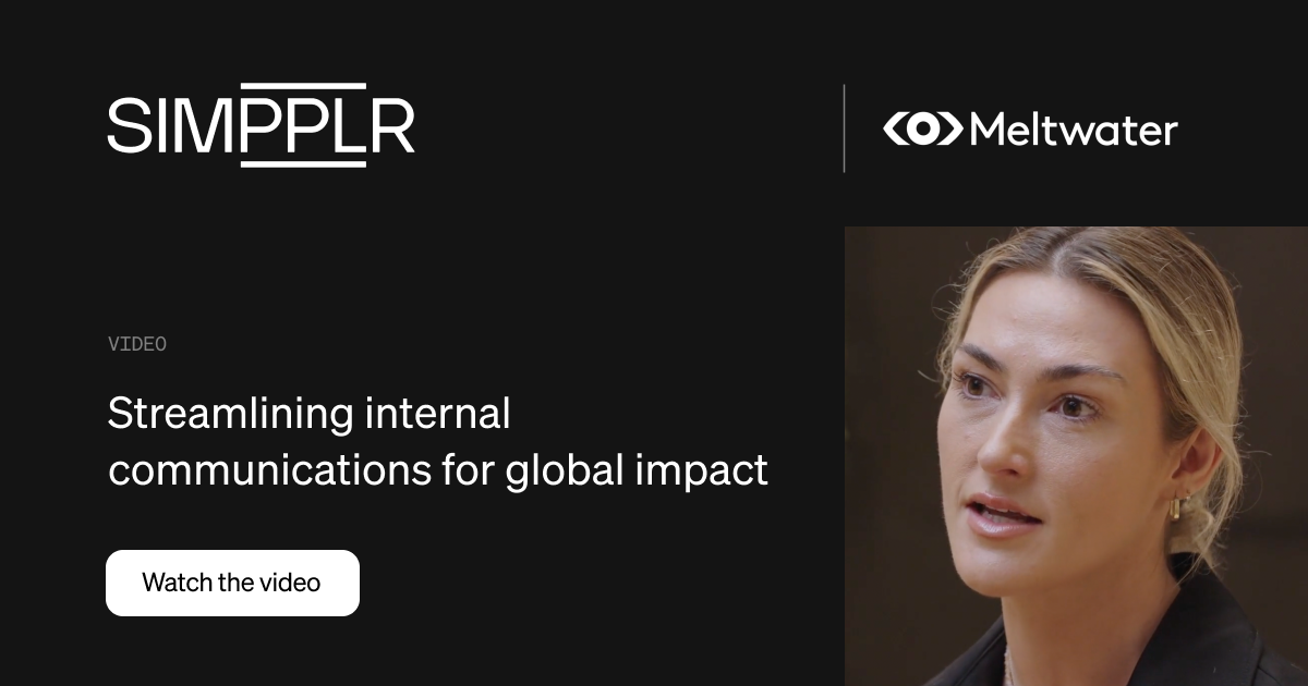Streamlining internal communications for global impact
