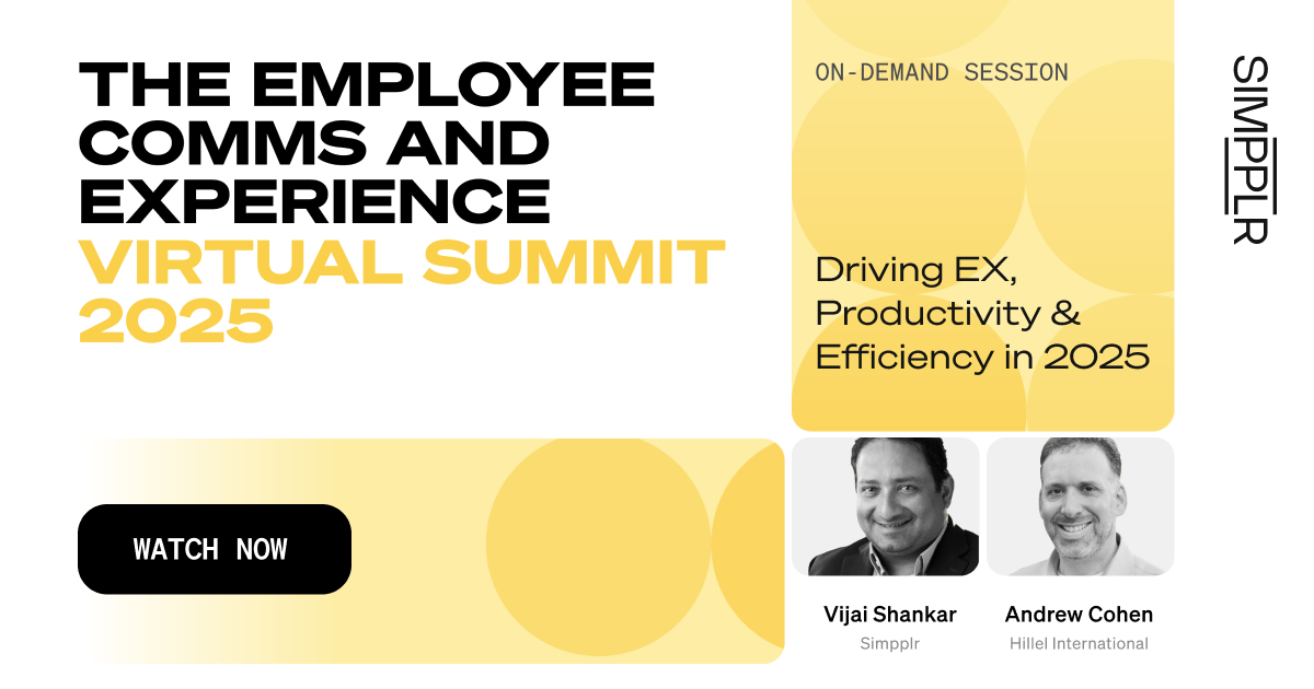 Driving EX, Productivity & Efficiency in 2025 - Simpplr
