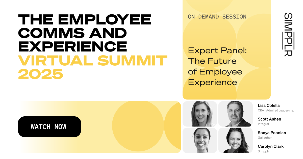 Expert Panel: The Future of Employee Experience - Simpplr