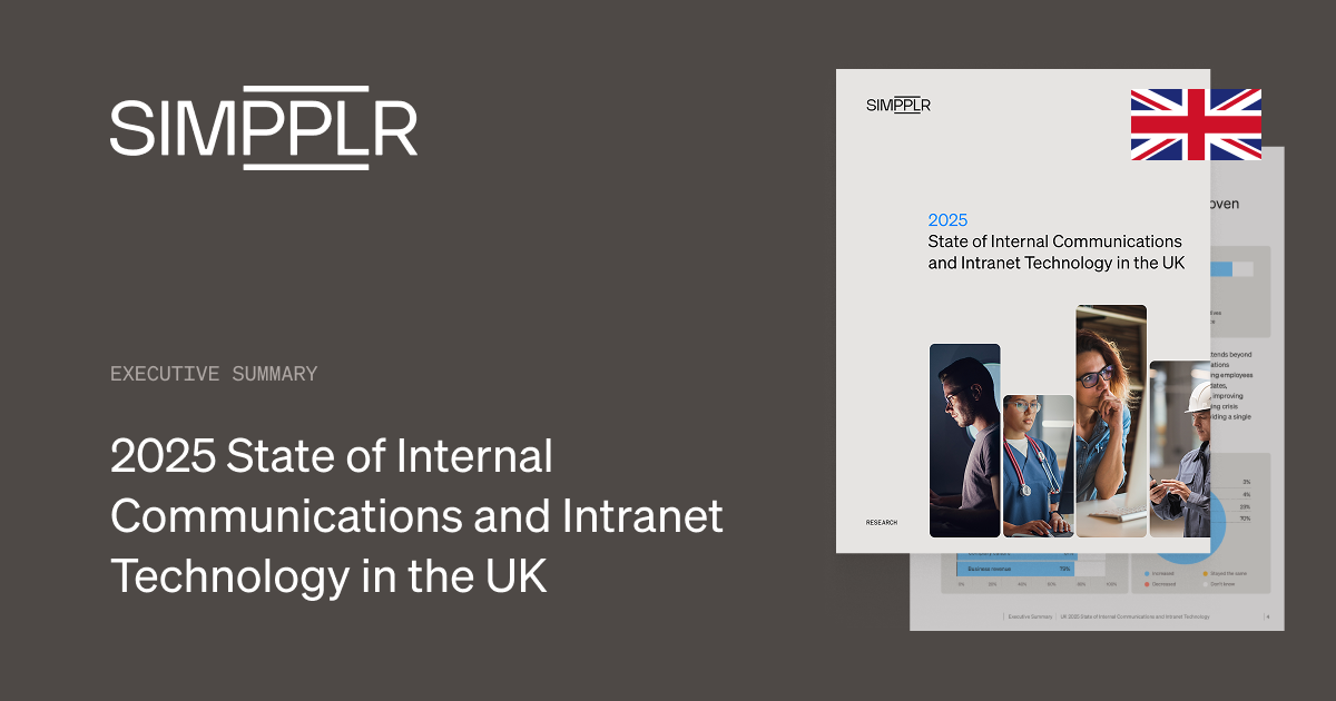 2025 State of Internal Communication & Intranet Tech Executive Summary (UK)