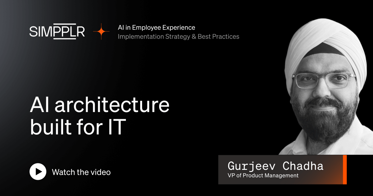 AI architecture built for IT - Simpplr