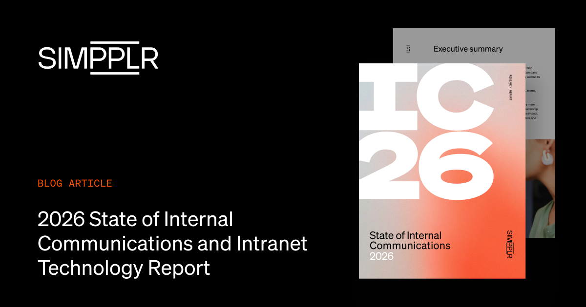 State of Internal Communications 2026 | Simpplr